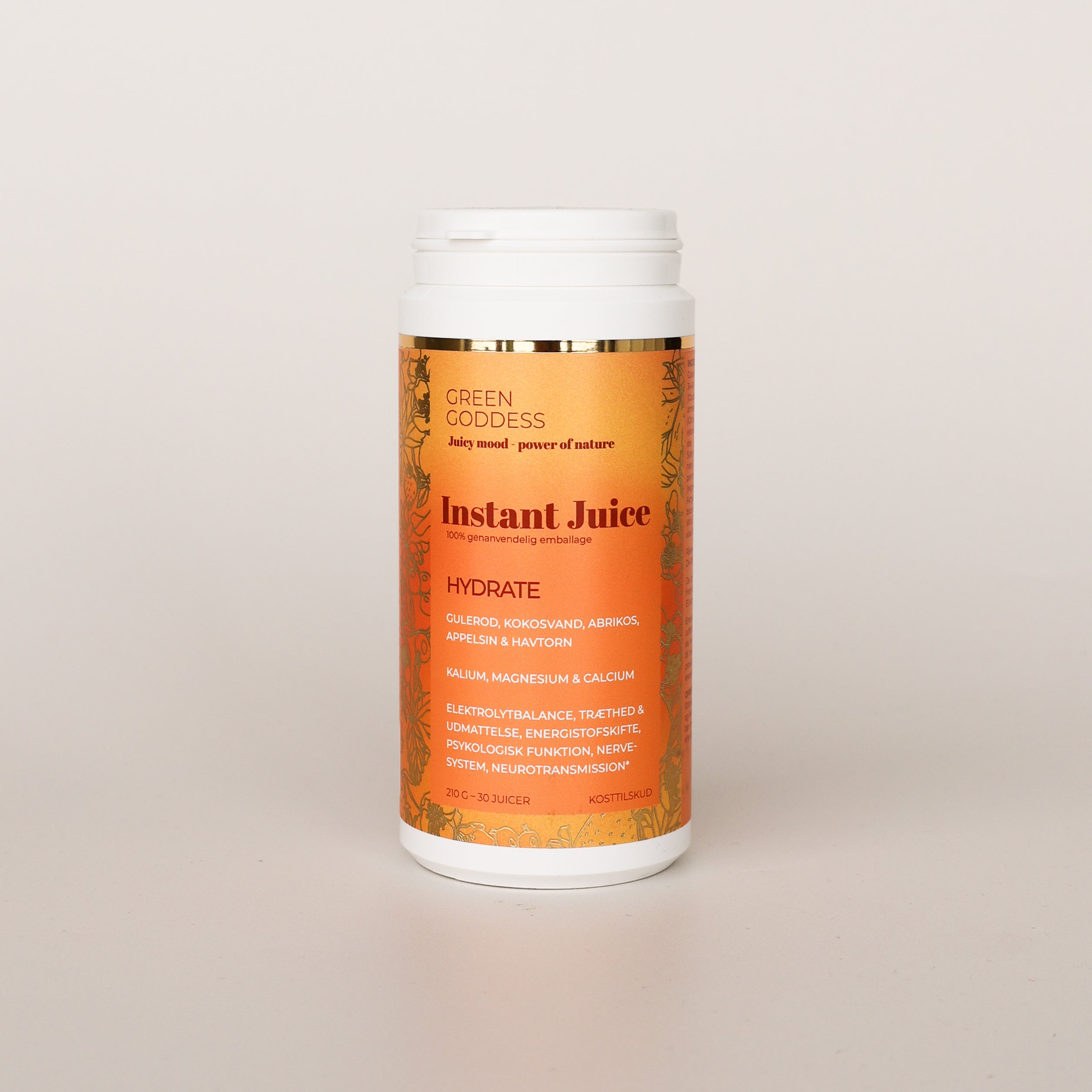 Green Goddess Hydrate instant juice med gulerod – Ren Lykke